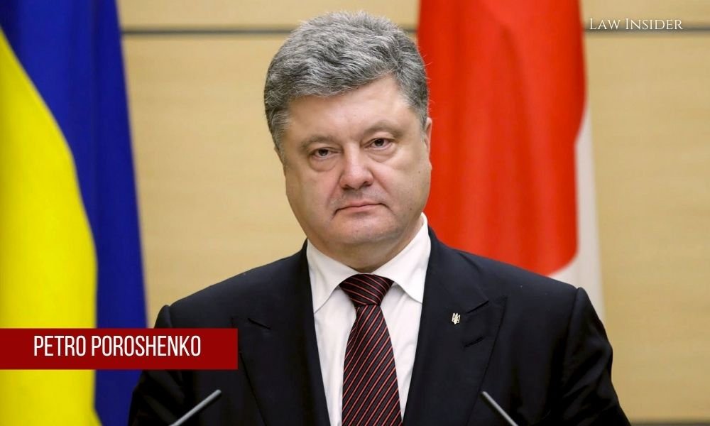 Ukrainian Court freezes property of Former President Petro Poroshenko ...