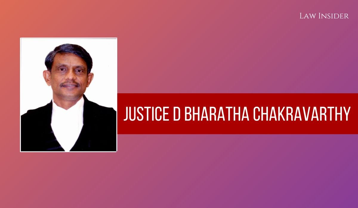 Madras HC: Justice B. Chakravarthy Apologizes to Female Litigants for ...